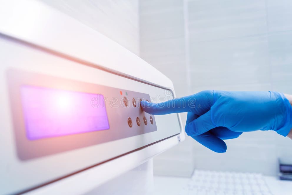 Laboratory Assistant Works at Paraffin Wax Dispenser Tissue Embedding ...