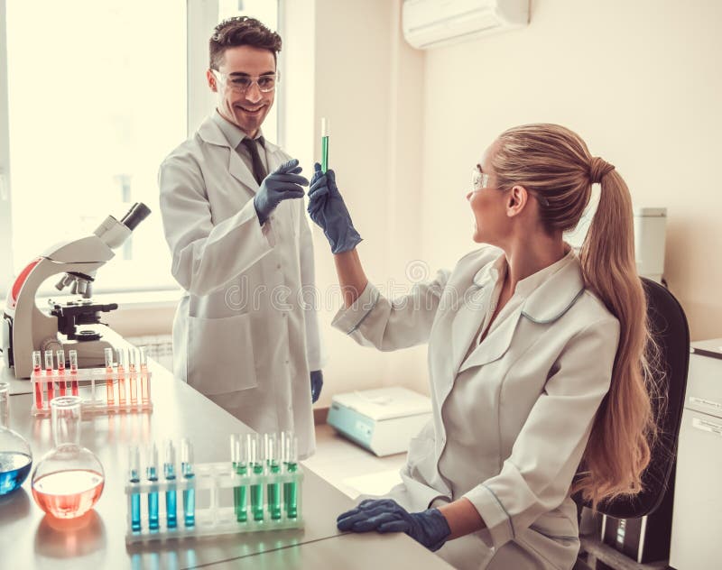 At the laboratory stock photo. Image of adult, clinic - 91626938