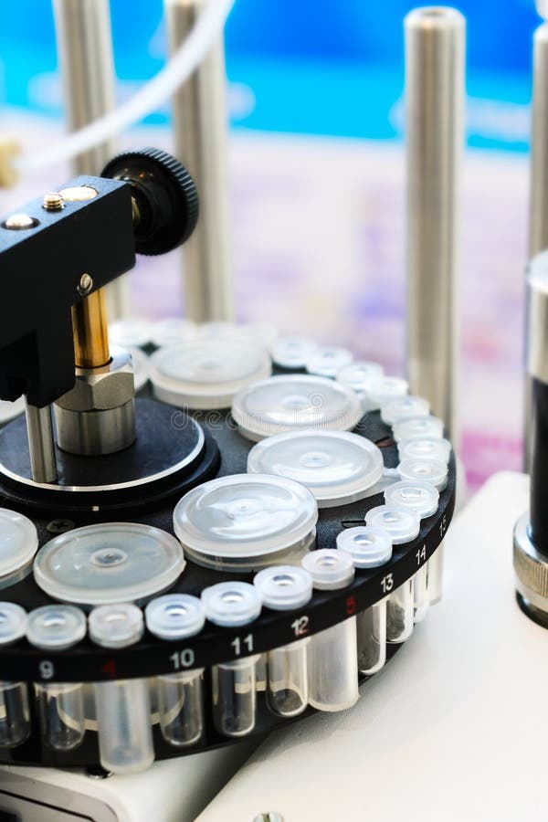Laboratory Automatic Machine. Stock Image - Image of plastic, analyze ...