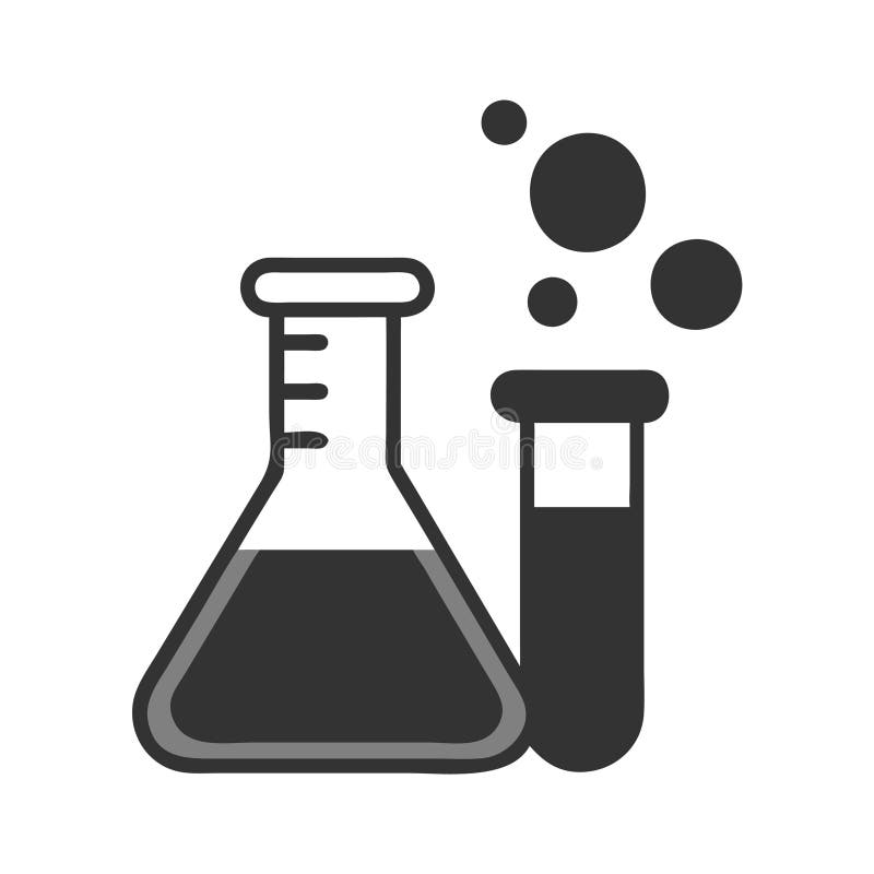 Laboratory Beaker and Test Tube Vector for Science Education and ...