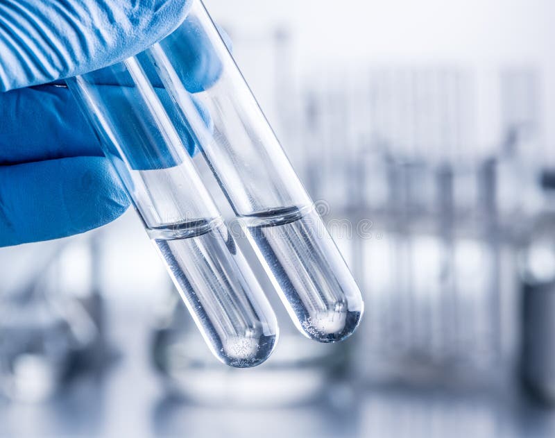 Laboratory beakers stock image. Image of biology, chemistry - 1768003