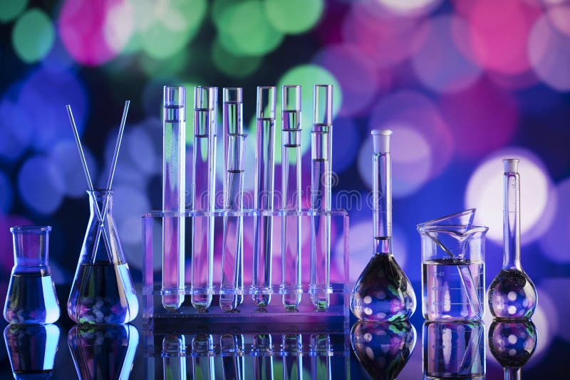 Science Experiment Concept Background - Laboratory. Stock Photo - Image ...