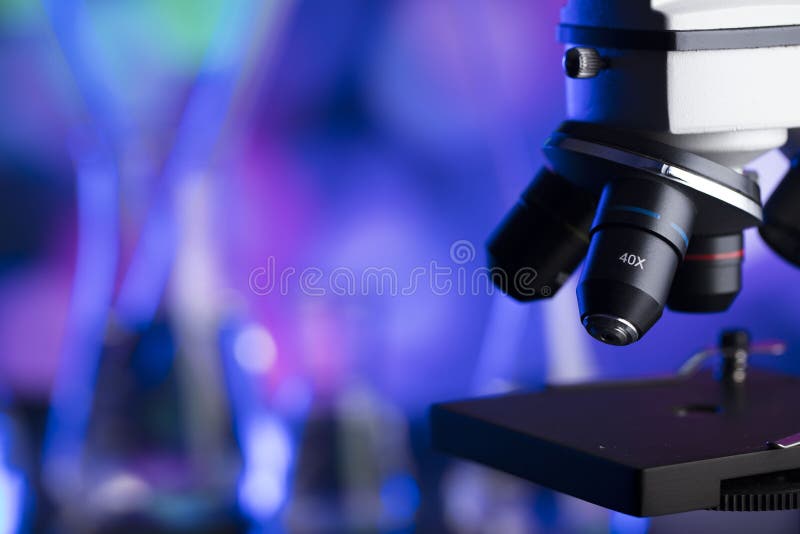 Science Experiment Concept Background. Place for Typography. Stock ...