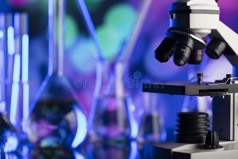 Science Experiment Concept Background - Laboratory. Stock Photo - Image ...