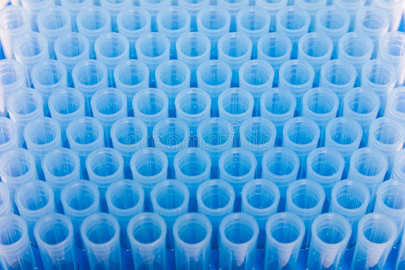 Laboratory blue tips stock image. Image of measure, plastic - 50789879