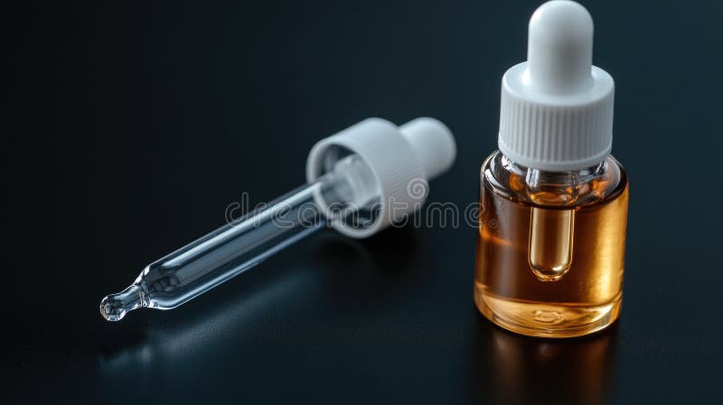 A Laboratory Bottle with a Dropper, Used for Measuring and Testing ...