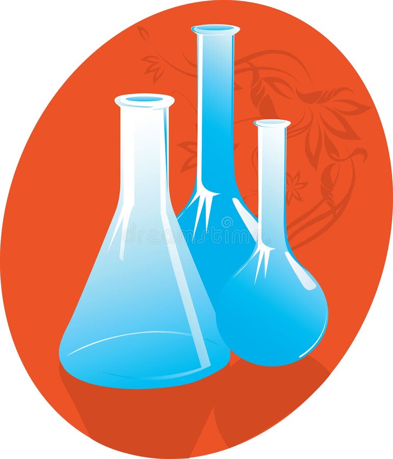 Laboratory bottles stock vector. Illustration of element - 47562921