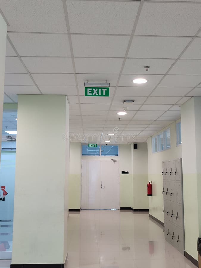 Laboratory Building Exit Area in UIN Surabaya Stock Image - Image of ...