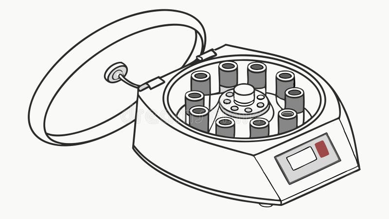 Laboratory Centrifuge Machine Science Equipment Vector Design ...