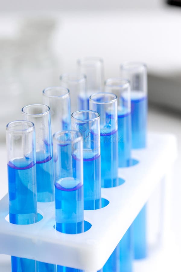 Laboratory, Chemistry and Science Concept on White Background Stock ...