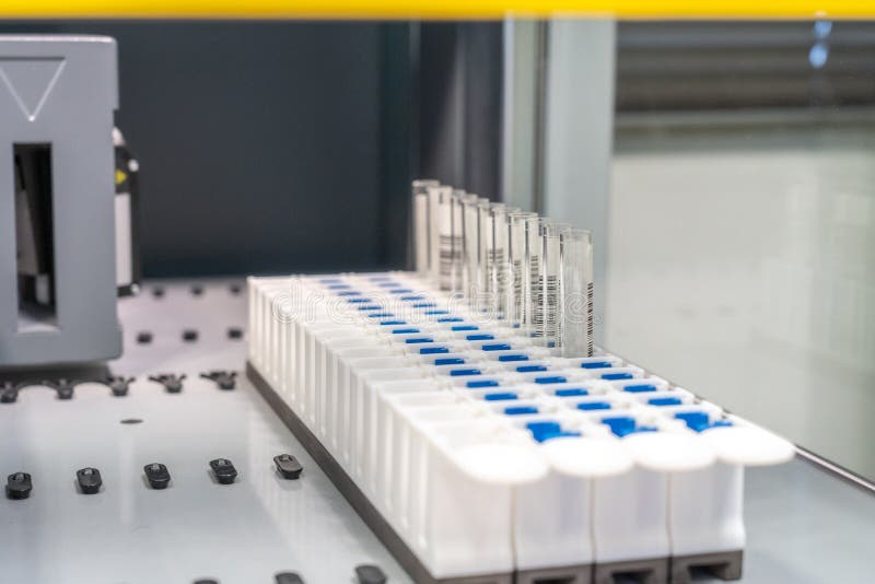 Laboratory Doing Tests for Vaccine Blood Extraction and Analytical ...