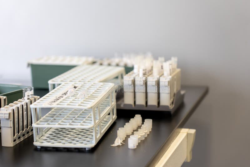 Laboratory Doing Tests for Vaccine Blood Extraction and Analytical ...