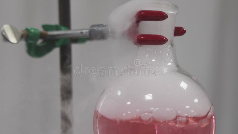 Laboratory Dry Ice stock video. Video of laboratory - 351405935