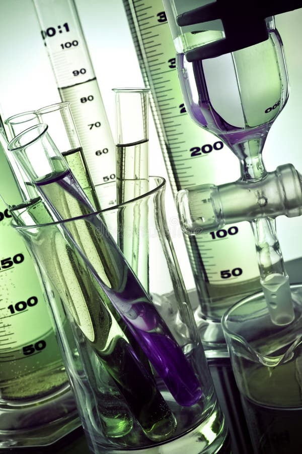 Laboratory equipment stock image. Image of medical, flask - 15337689