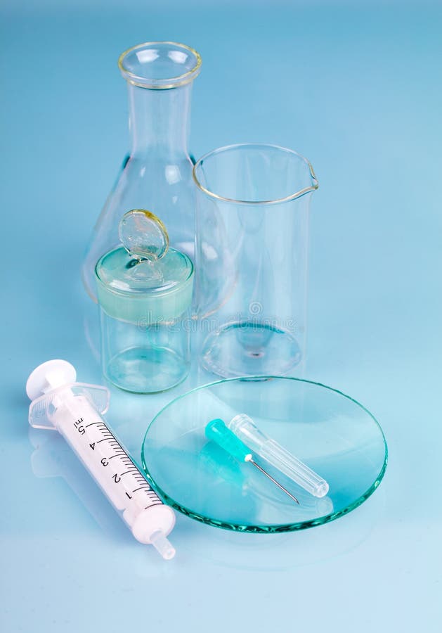 Watch Glass, Chemical Laboratory Glassware Stock Photo - Image of ...