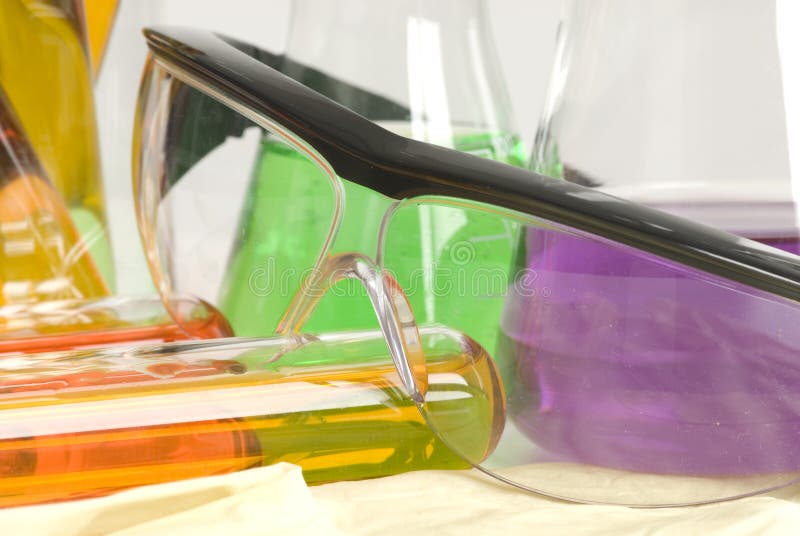 Laboratory equipment stock image. Image of glassware, safety - 3530205