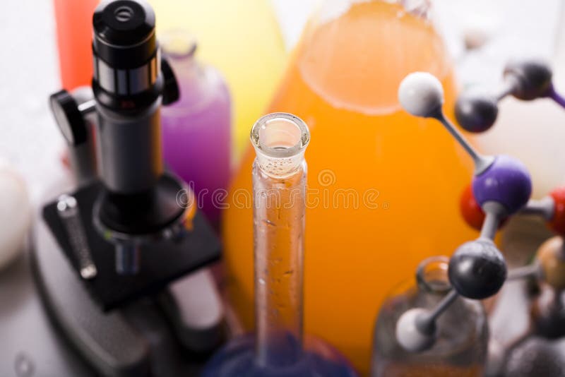 Dna Structure and Laboratory Stock Image - Image of frame, molecule ...