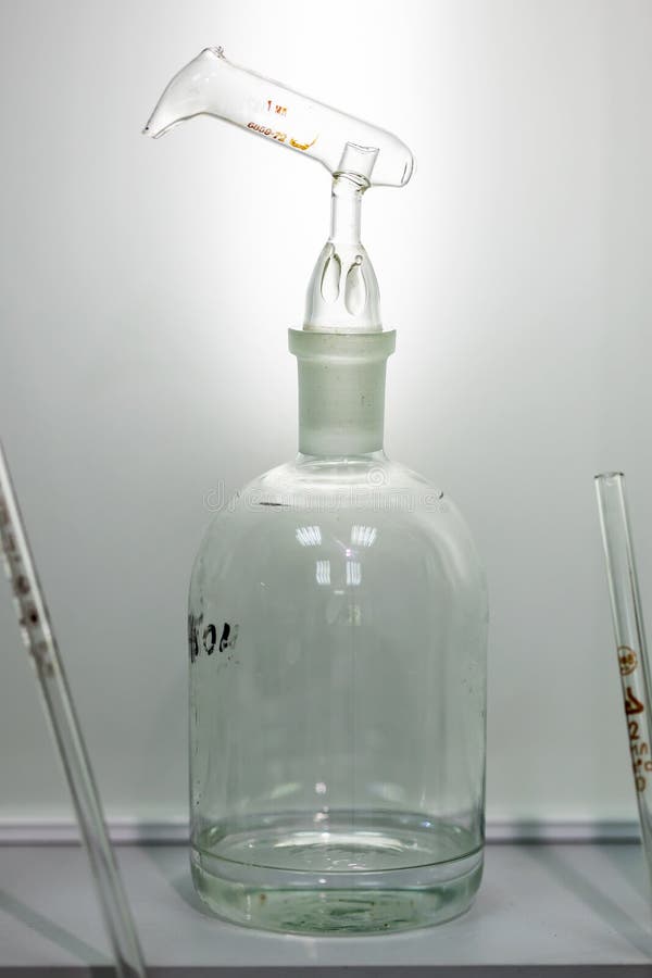 A Group of Beakers and Other Lab Equipment Stock Image - Image of ...