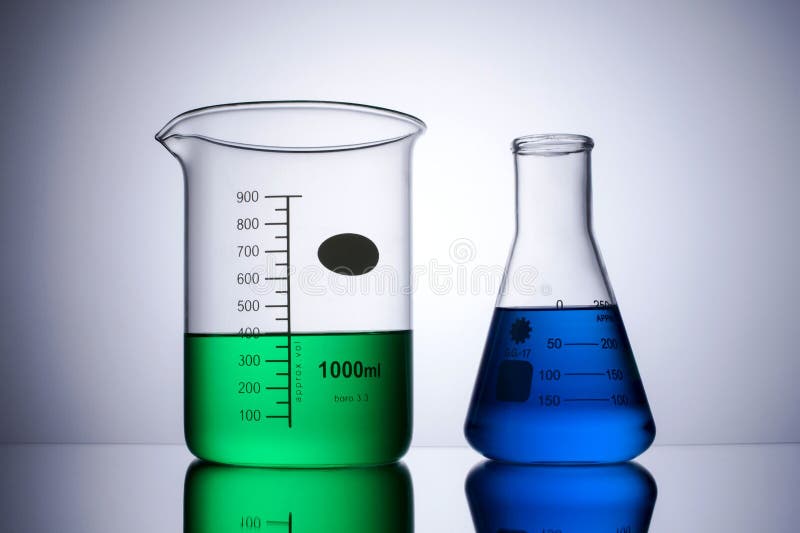 Laboratory Equipment Beakers Test Tubes Stock Photo - Image of ...
