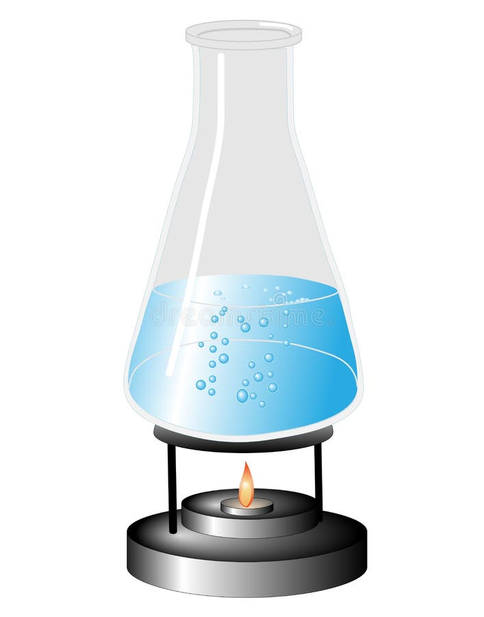 Bubbling Beaker Vector Clipart