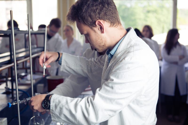 Laboratory Equipment for Distillation. Separating the Component ...