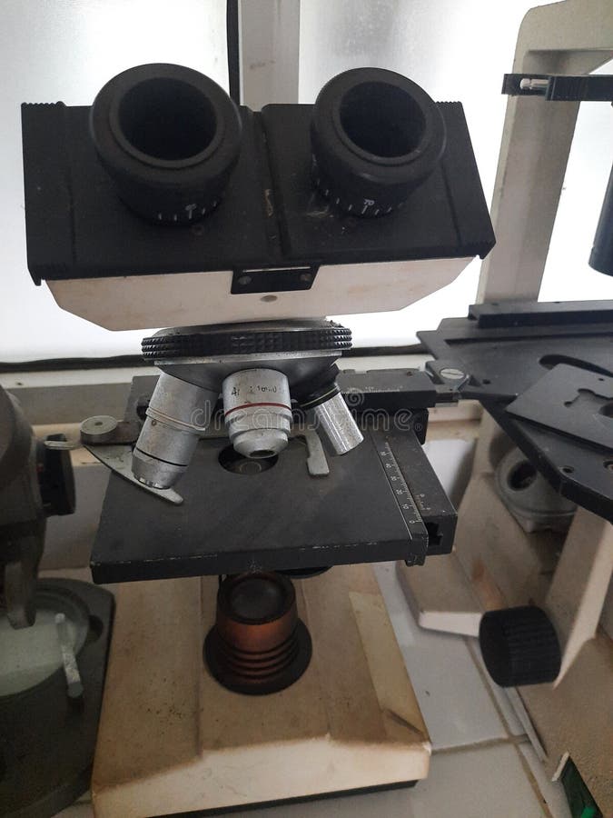 Laboratory Equipment in the Form of a Microscope Editorial Stock Image ...