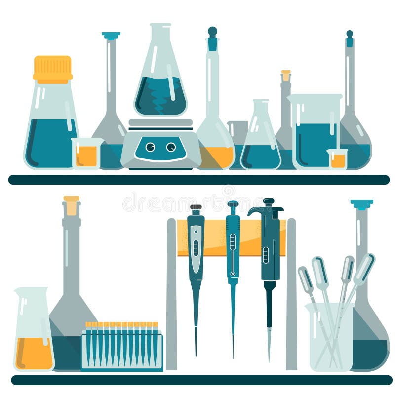 Different Laboratory Glassware Stock Illustrations – 719 Different ...