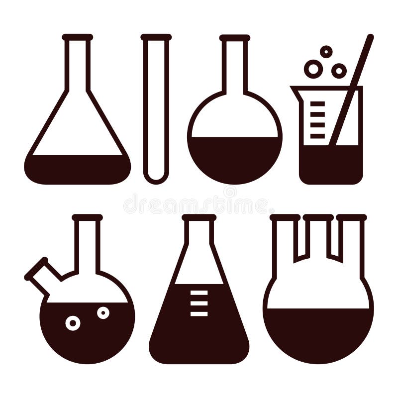 Science Chemistry Lab Background (sketchy Style) Stock Illustration ...