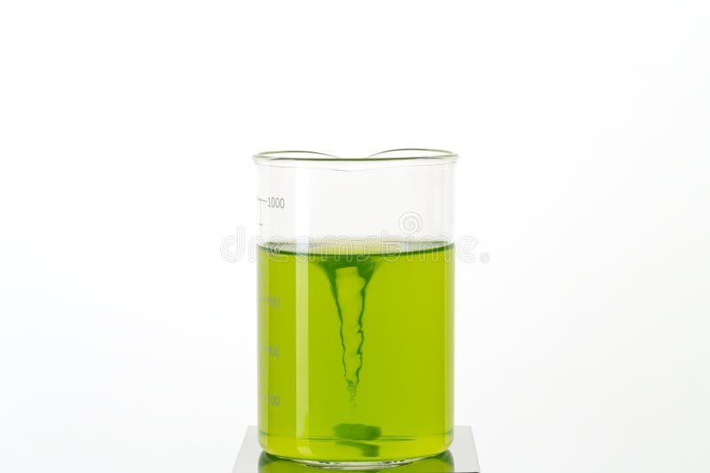 Laboratory Experiment Stirring Liquid Beaker Magnetic Stirrer Stock ...