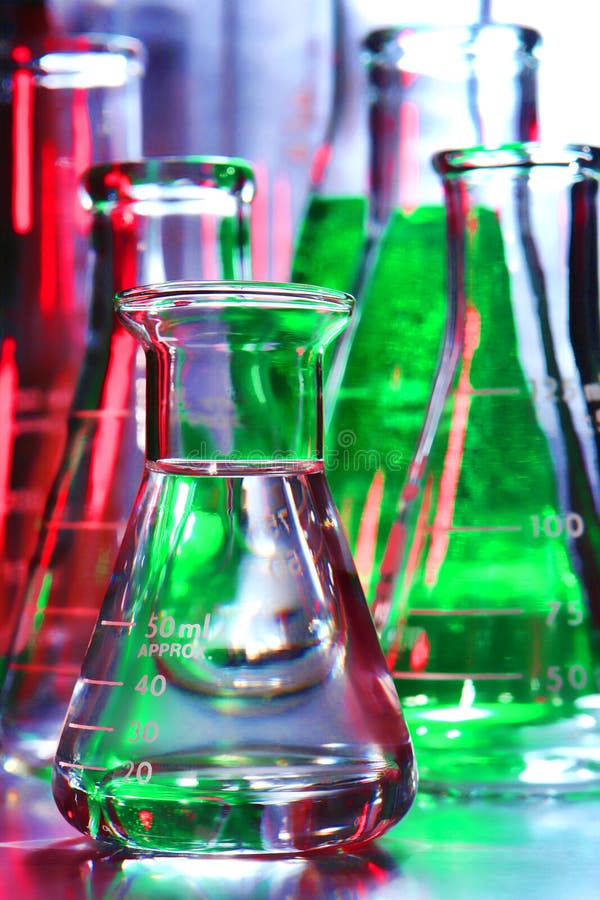 Laboratory Equipment in Science Research Lab Stock Image - Image of ...