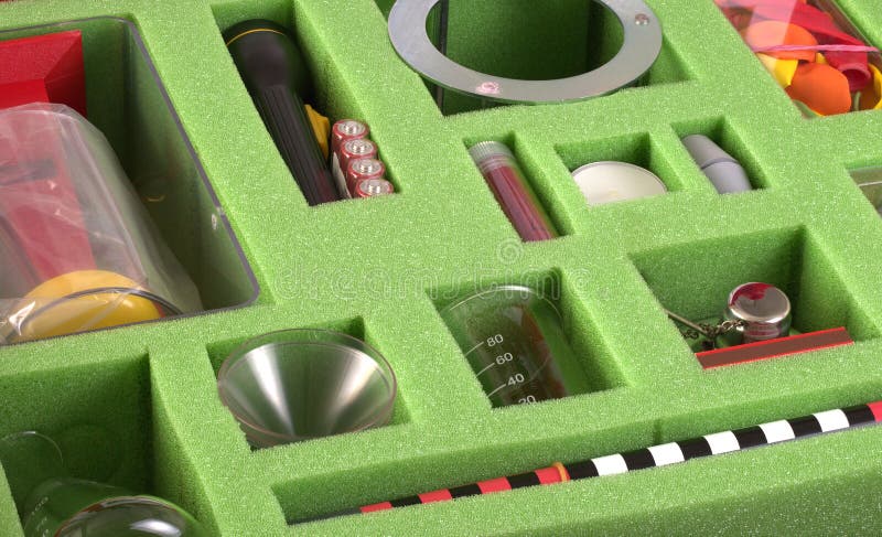 Laboratory Equipment in a Special Small Suitcase Stock Photo - Image of ...