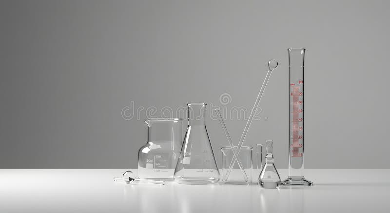 Laboratory Equipment on a Table in a Laboratory. Science ...