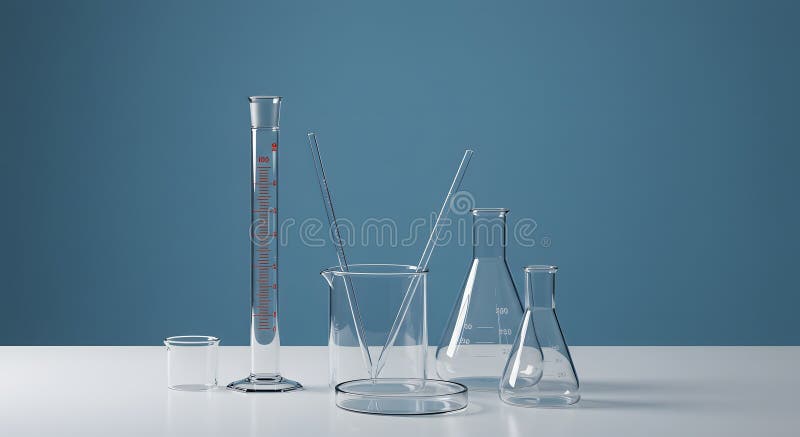 Laboratory Equipment on a Table in a Laboratory. Science ...