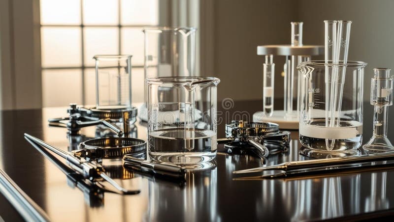 Laboratory Examination of Biological Samples Stock Illustration ...