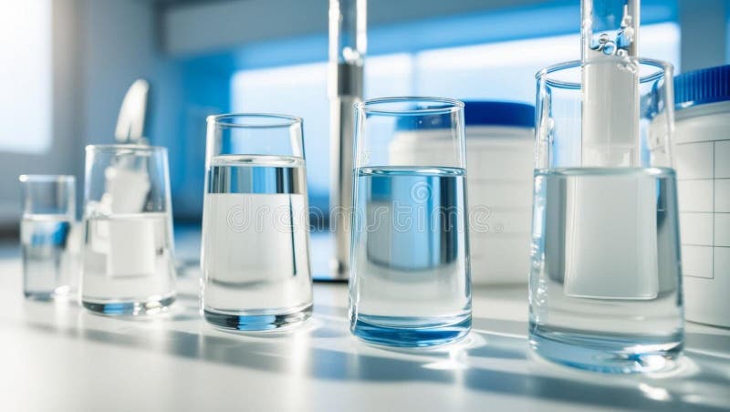 Laboratory Examination of Biological Samples Stock Illustration ...