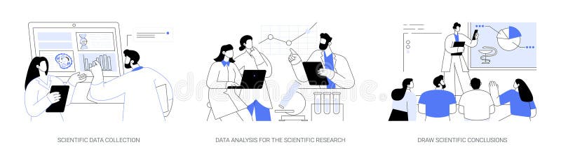 Laboratory Experiment Abstract Concept Vector Illustrations. Stock ...