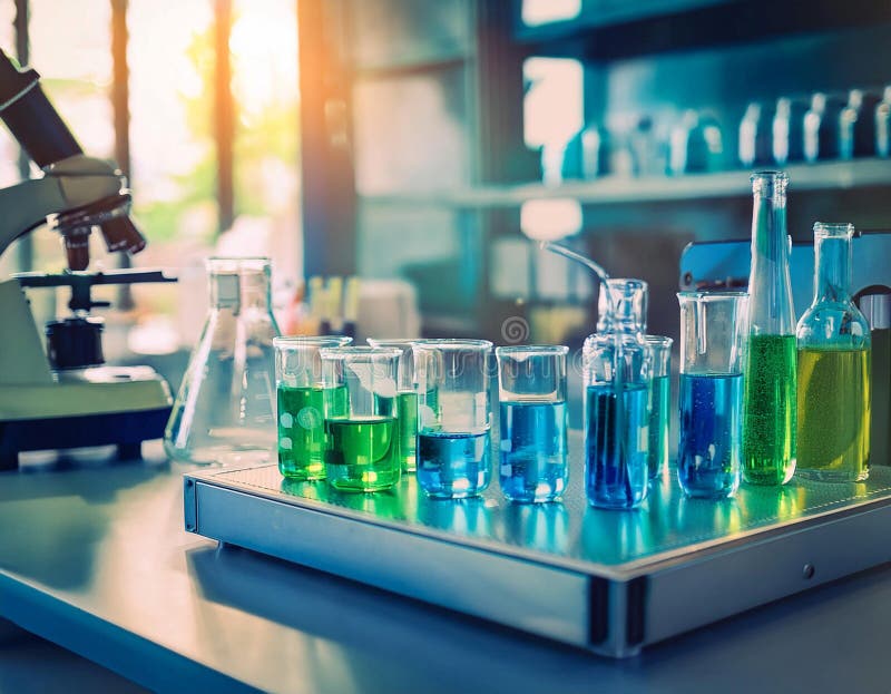 Laboratory Experiment in Progress, Showcasing Scientific Research and ...