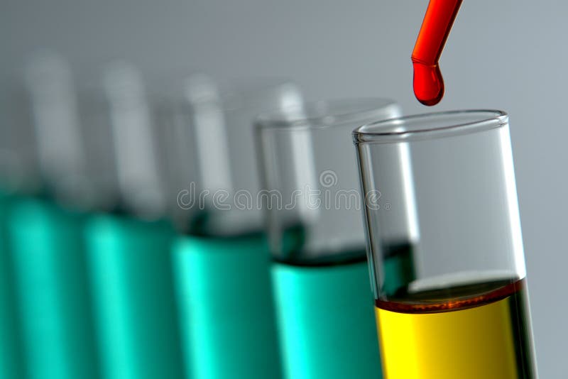 Laboratory Experiment in Science Research Lab Stock Photo - Image of ...