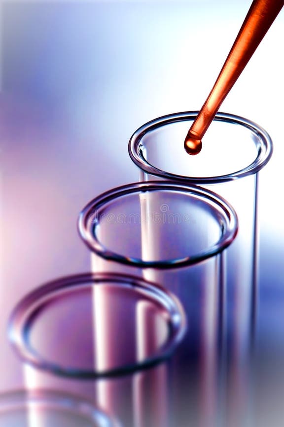 Laboratory Experiment in Science Research Lab Stock Image - Image of ...