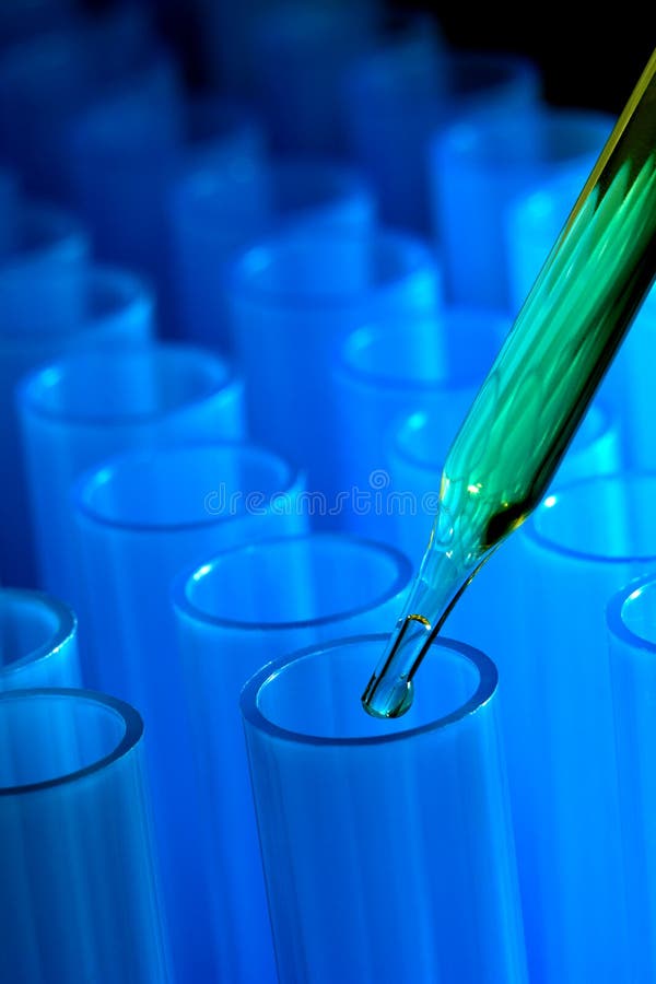 Laboratory Experiment in Science Research Lab Stock Photo - Image of ...