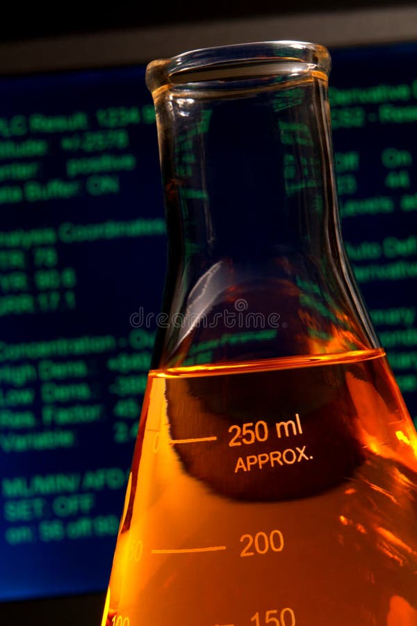 Laboratory Experiment in Science Research Lab Stock Image - Image of ...