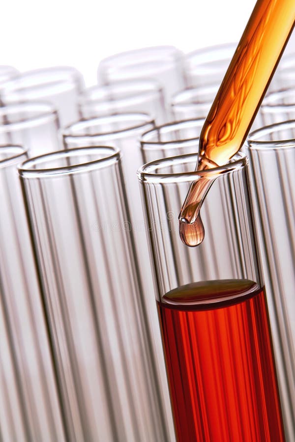 Laboratory Experiment in Science Research Lab Stock Photo - Image of ...