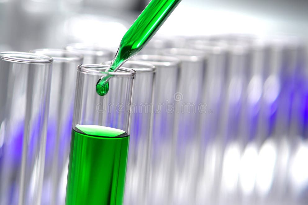 Laboratory Experiment in Science Research Lab Stock Photo - Image of ...