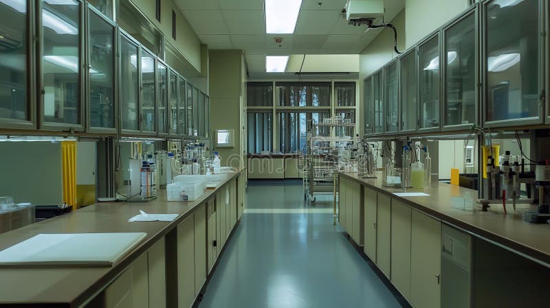 Laboratory Experiment Setup Research Facility Interior Photography ...