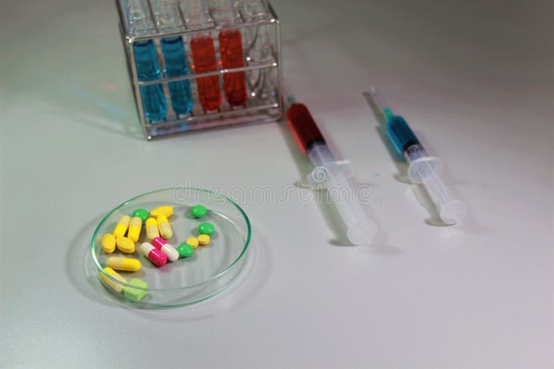Drug in Tables from Lab Test Concept. Stock Photo - Image of care ...