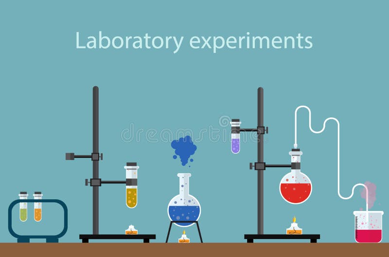 Scientist Working in Laboratory Vector Illustration. Science Lab ...