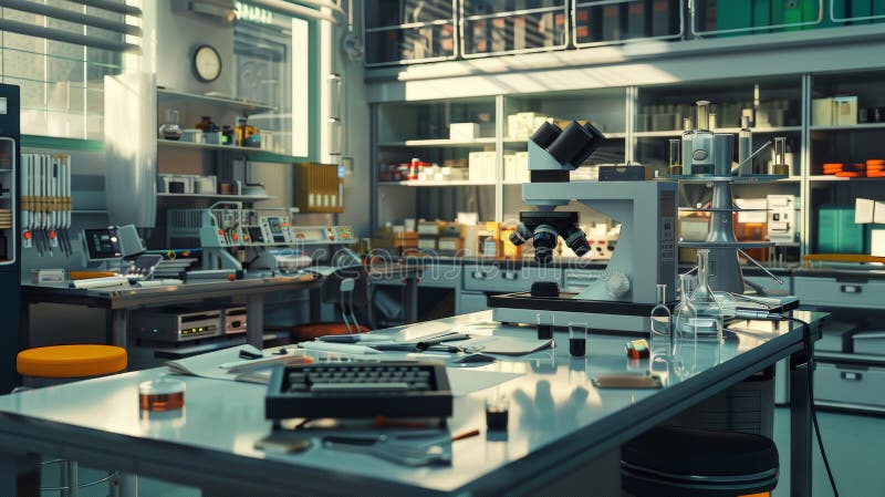 The Laboratory Features a Range of Scientific Instruments, Workstations ...