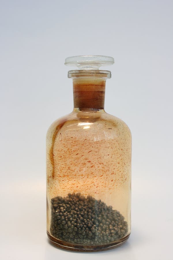 Laboratory Flask in Chemistry Pharmacy Research Stock Photo - Image of ...