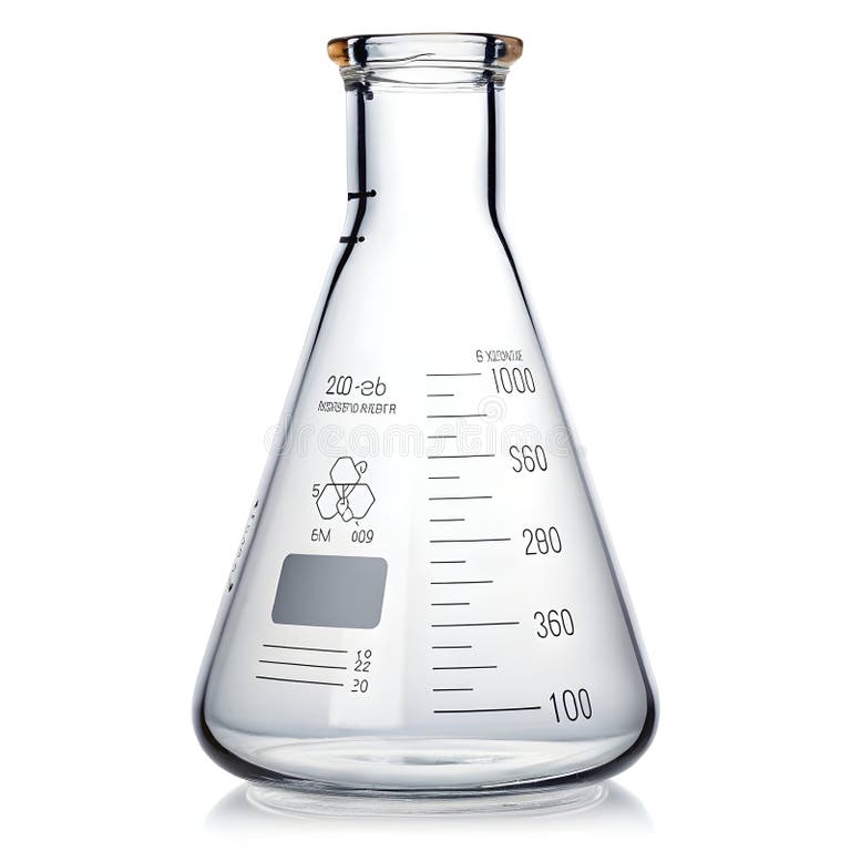 Laboratory flask icon stock illustration. Illustration of ...