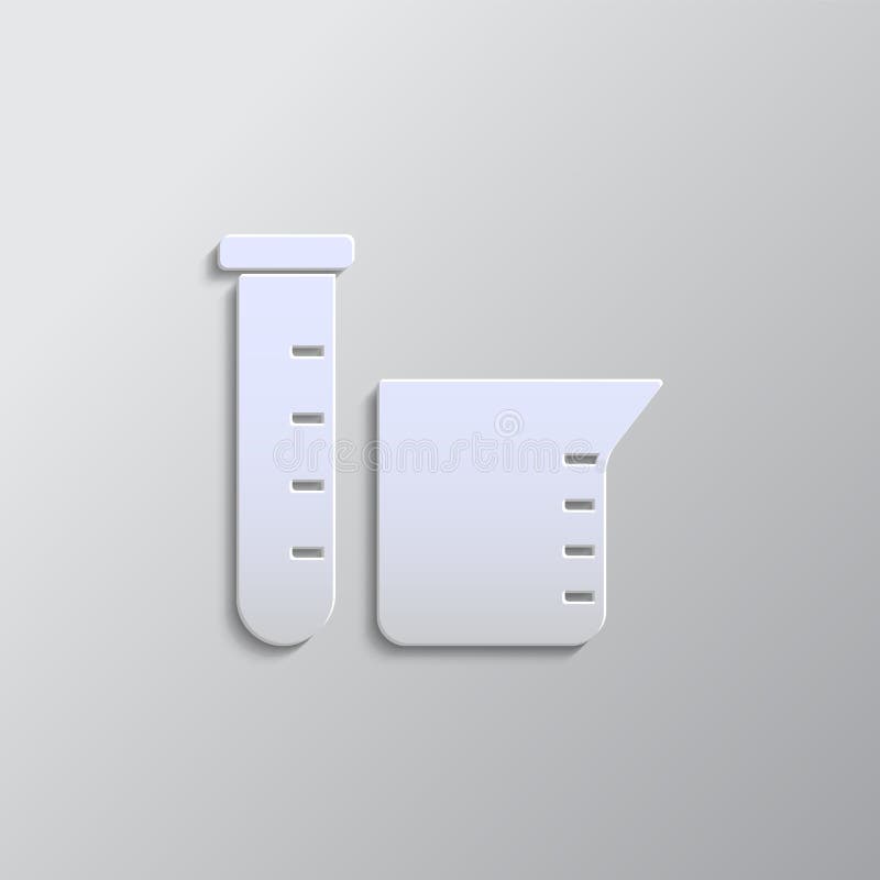 Laboratory, Flask, Test Tube Icon, Neon .Biotechnology And Science ...